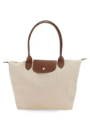 Longchamp Foldable Shoulder Bag - White