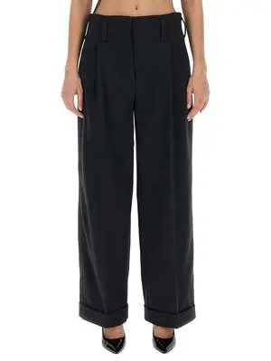 Philosophy Di Lorenzo Serafini Wide Leg Trousers - Grey