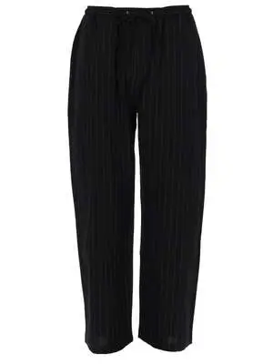 Studio Nicholson Tailored Pin Stripe Trousers - Black