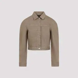 Jacquemus Ovalo Cargo Jacket - Brown