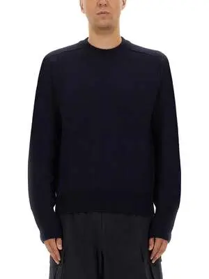 Studio Nicholson Extrafine Merino Wool Crew Neck Sweater - Blue