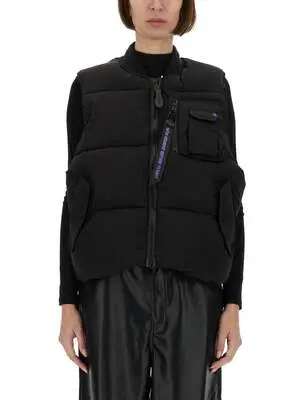 Alpha Industries Sleeveless Puffer Vest - Black