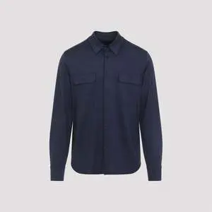 TOM FORD Silk Cotton Blend Military Shirt