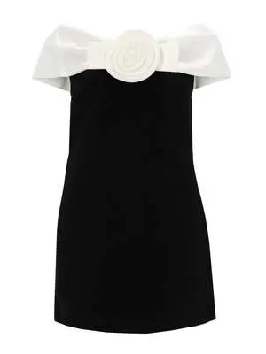 SELF-PORTRAIT Mini Dress - Black