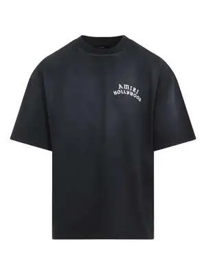 Amiri Oversized Graphic Tee - Black