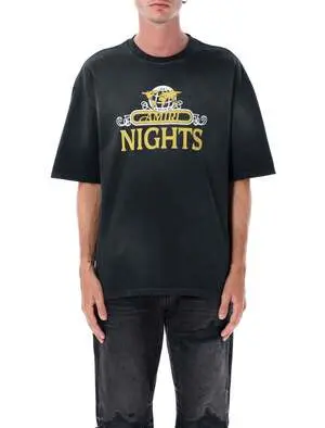 Amiri Nights' Oversized T-shirt - Black
