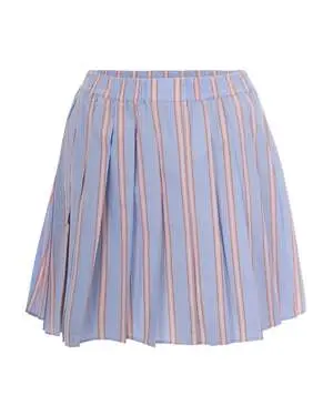 Lacoste Striped Mini Skirt - Chambray/miami-white-blac