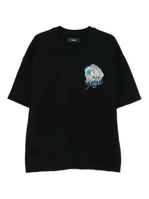 Amiri Oversized Hotel Tee For - Black