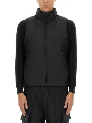 JG1 Zip-fastening Gilet - Black