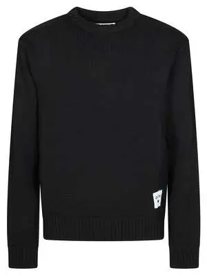ARTE Reversible Label Knit Sweater - Nero