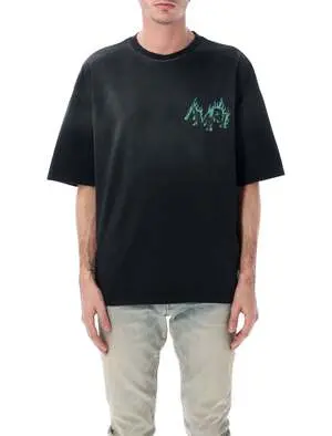 Amiri Crew-neck Short-sleeve T-shirt - Black