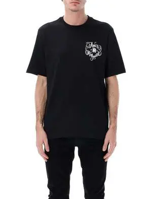 Amiri Hollywood Lettering-print T-shirt - Black