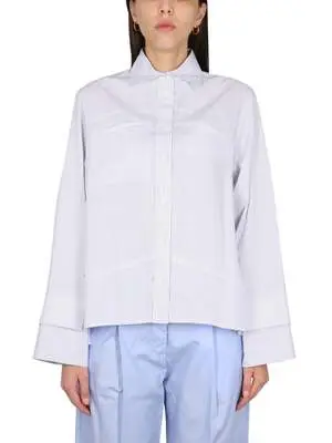 MAISON JEJIA Classic Button-up Shirt With Striped Pattern