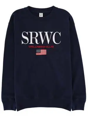 Sporty & Rich Cotton Sweatshirt Edition - Blue