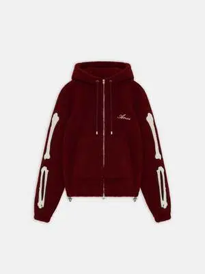 Amiri Bone Tail Zip-up Hoodie
