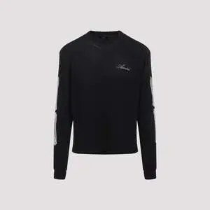 Amiri Bones Stacked Long Sleeve Tee - Black