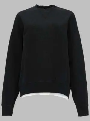 AMISH SUPPLIES Crewneck Sweatshirt With Debossed Detailing
