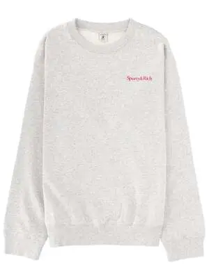 SPORTY & RICH Crewneck Sweatshirt - Grey