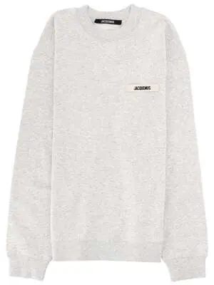 Jacquemus Jacquemus Le Sweatshirt Gros Grain Sweatshirt Grey