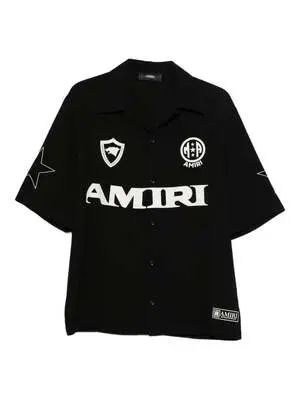Amiri Sport Camp Shirt For - Black