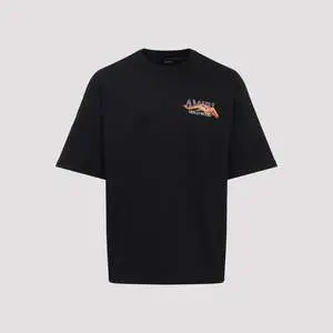 Amiri Hollywood Horse Oversized Tee - Black