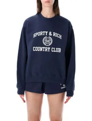 SPORTY & RICH Country Club" Crewneck Sweatshirt