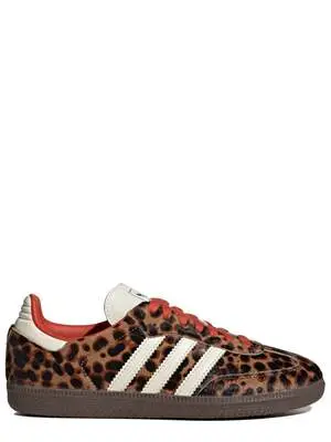 Adidas Stylish High-top Sneakers With Unique Print - Brown