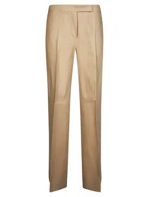 MAX MARA SFILATA Elegant Palazzo Trousers For - Beige