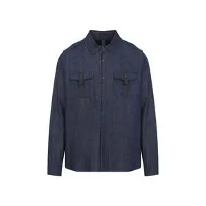 Sease The Essential Overshirt For - Blue