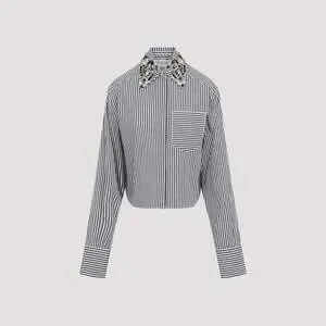 Sportmax Essential Cotton Shirt - Black
