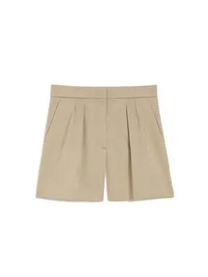 Max Mara Tailored High-waist Satin Shorts