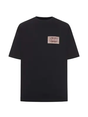 Amiri Bandana Print T-shirt - Black