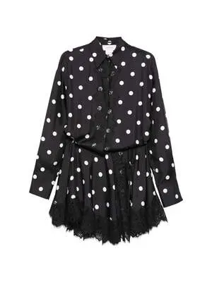 Sportmax Silk Mini Dress For - Black