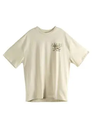 Amiri Cotton Oversize T-shirt - Cream