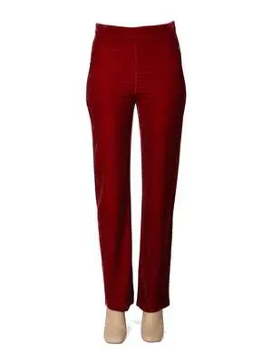 Moschino Velvet High-waisted Trousers