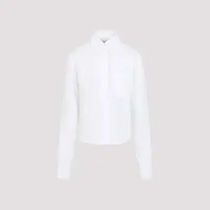Sportmax Mini Cotton Blend Shirt - White