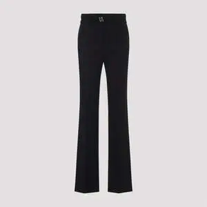 Sportmax Wool Virgin Pants For Ss26 Collection - Black