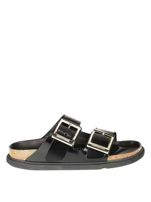 BIRKENSTOCK Classic Double-buckle Slide Sandals - Nero