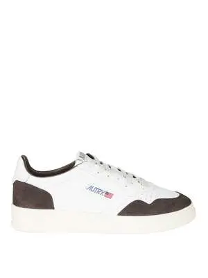 AUTRY AUTRY Low Profile Lace Up Sneakers Bianco