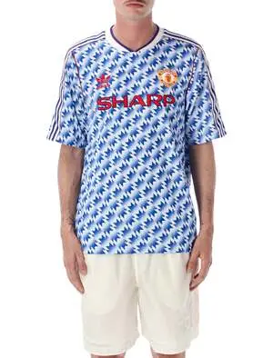 ADIDAS ORIGINALS Retro Manchester United Inspired Jersey - Multicolour
