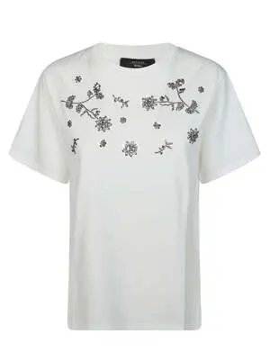 Max Mara Agile Mini T-shirt With Embellishments