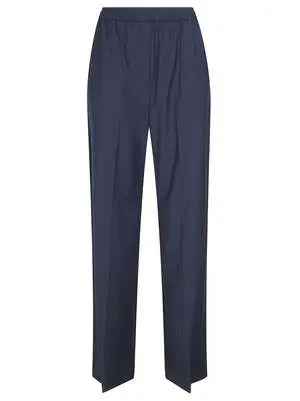 Max Mara Weekend Wool Trousers For - Blu