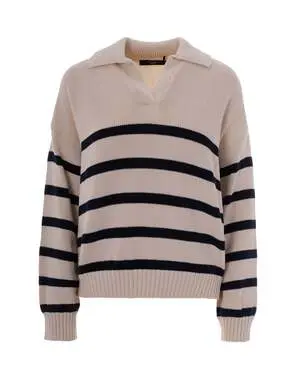 Max Mara Chic Knit Sweater - Blu