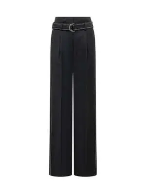 THE SEAFARER Mini Trousers With Belt - Blu
