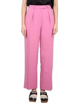 ALYSI Tailored Straight Leg Pants - Pink