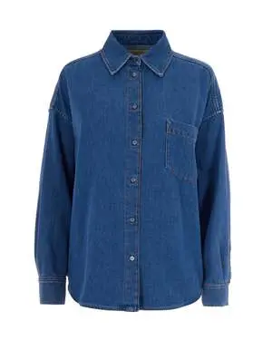 Max Mara Classic Cotton Shirt - Blu