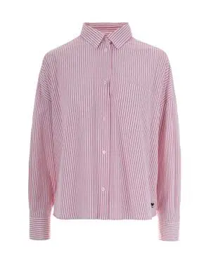 Max Mara MAX MARA Striped Cotton Shirt Rosa