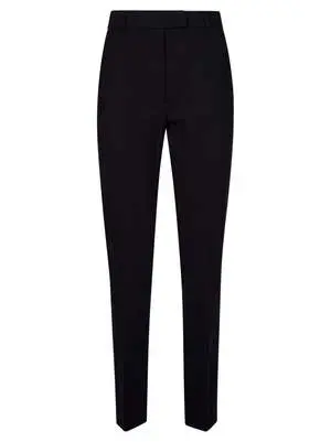 Max Mara Trousers In Jersey Fabric - Blu