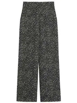 Max Mara High Waist Closure Pants With Side Pockets - Black