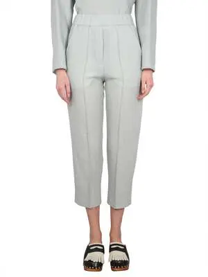 ALYSI High Waist Cropped Trousers - Multicolour